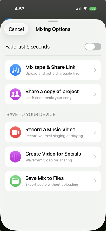 Demo Tapes — Songwriting App for iPhone | Make Songs with Real Instruments